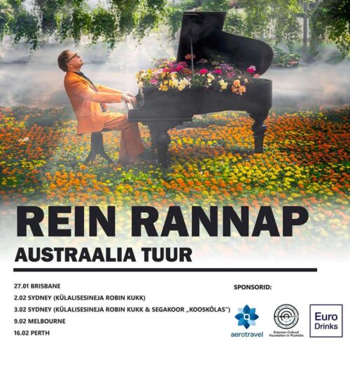 Rein Rannap Australian Tour – Jan/Feb 2024, Brisbane, Sydney, Melbourne ...